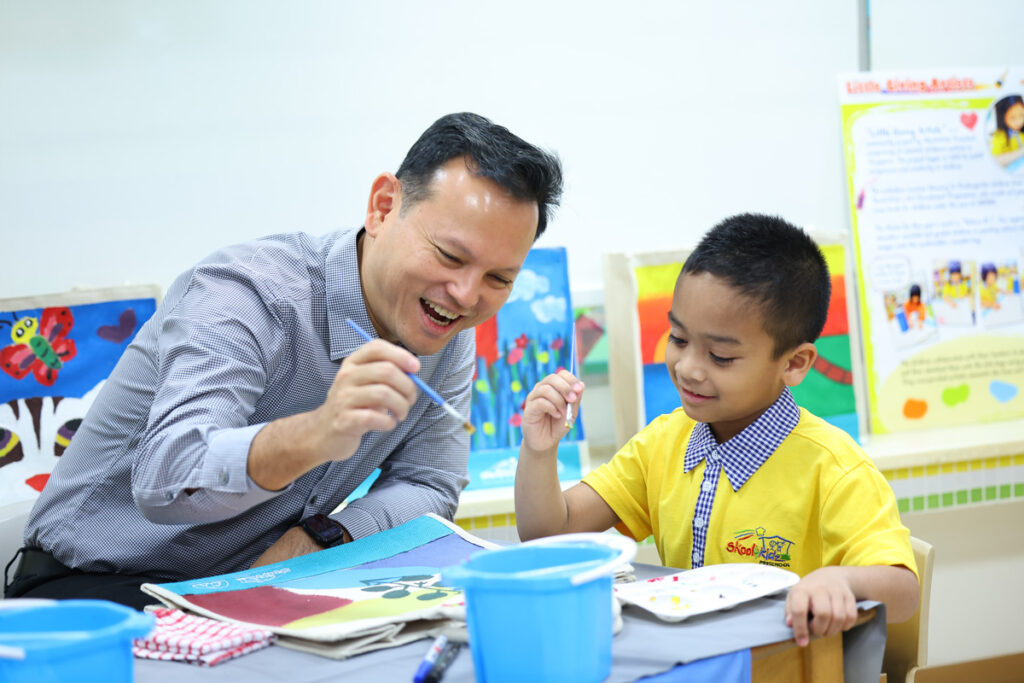 DPM & SMS Visit Little Giving Artists at Skool4Kidz